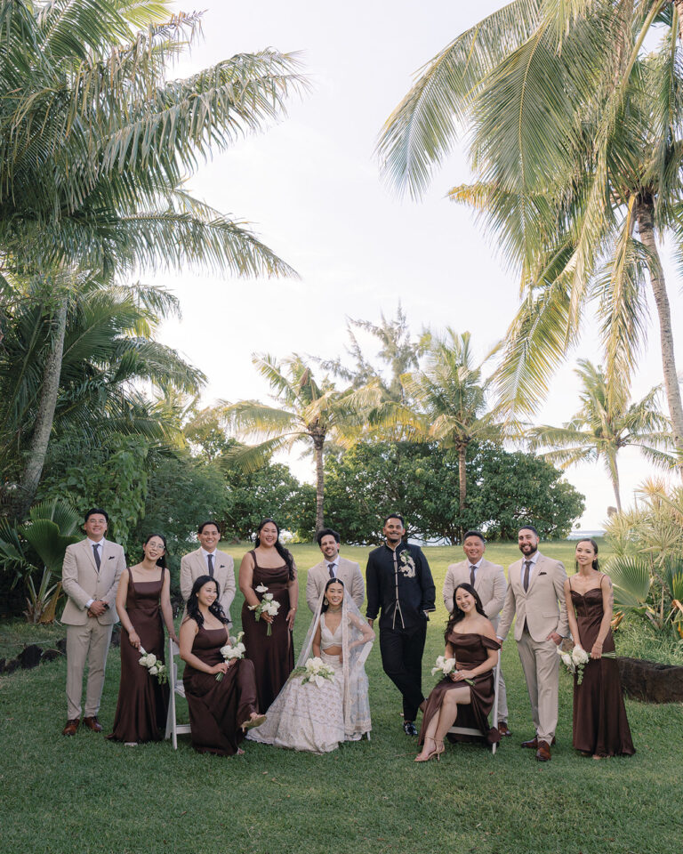 A Fusion of Love and Culture at this Loulu Palms Wedding